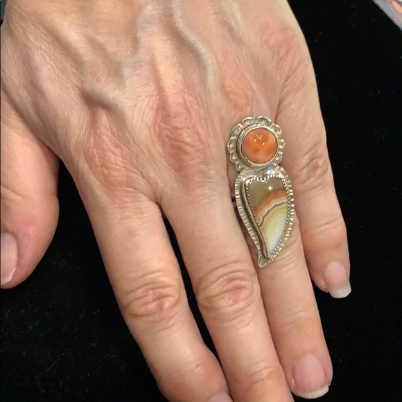 Julie Shaw | Jewelry | Julie Shaw Artisan Picture Jasper Sterling Ring ...